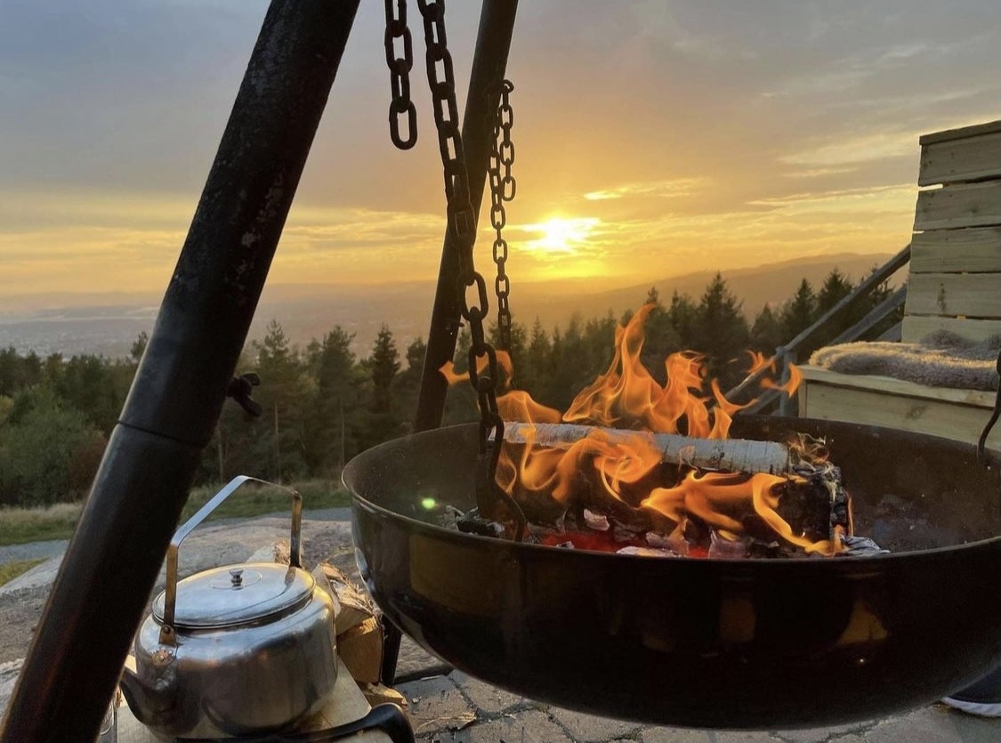 Bålkos på Grefsenkollen